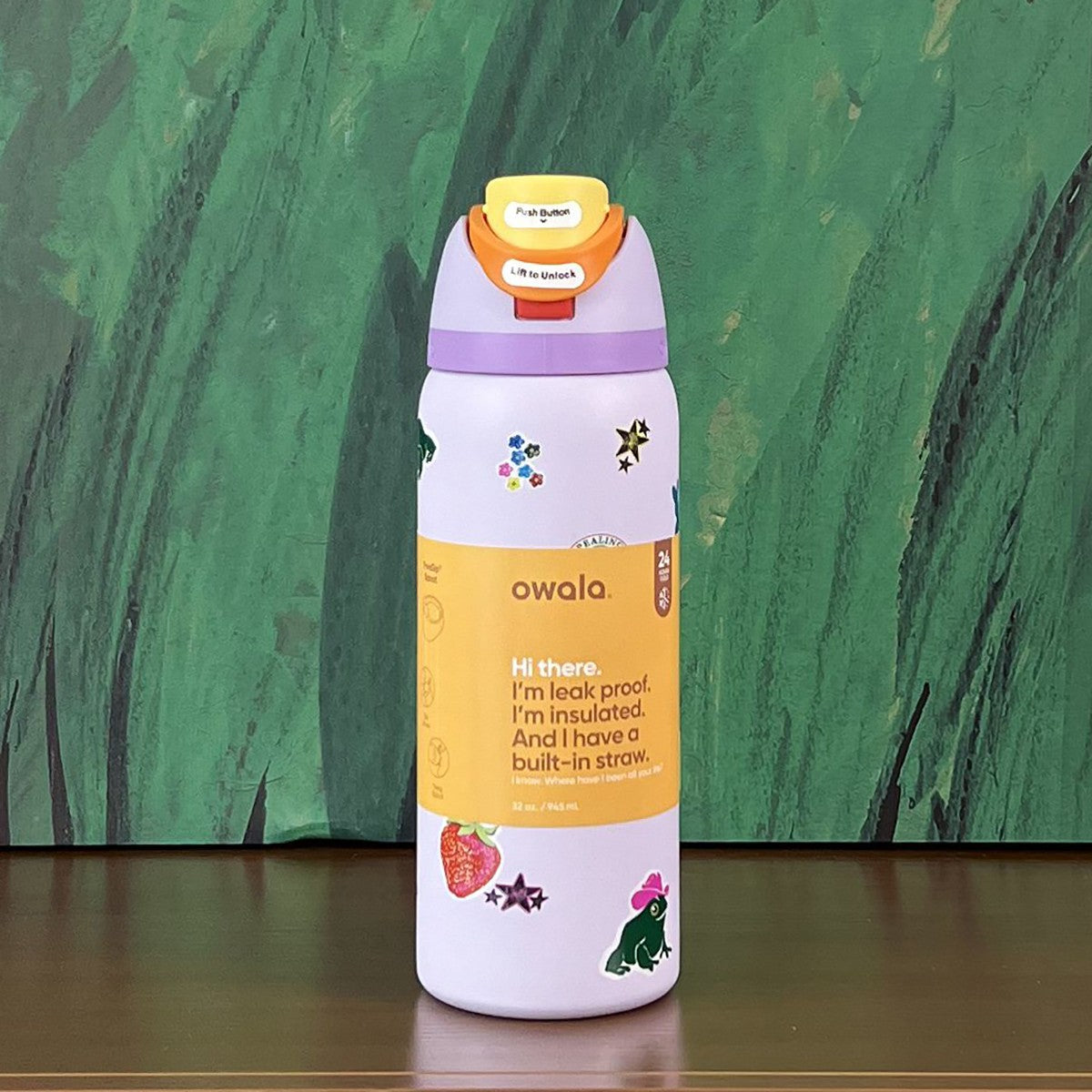 Original Owala Freesip Water Bottle 24oz Dear Dairy – Bottles&Mugs